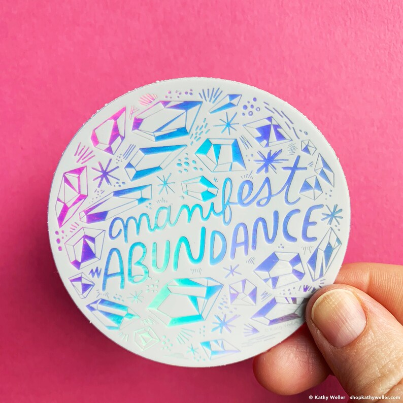 Witch Sticker, Holographic Sticker, Magic Sticker, Manifest Sticker ...