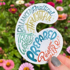 Enneagram 6 the Loyalist Personality Traits Hand Lettering Type Six ...