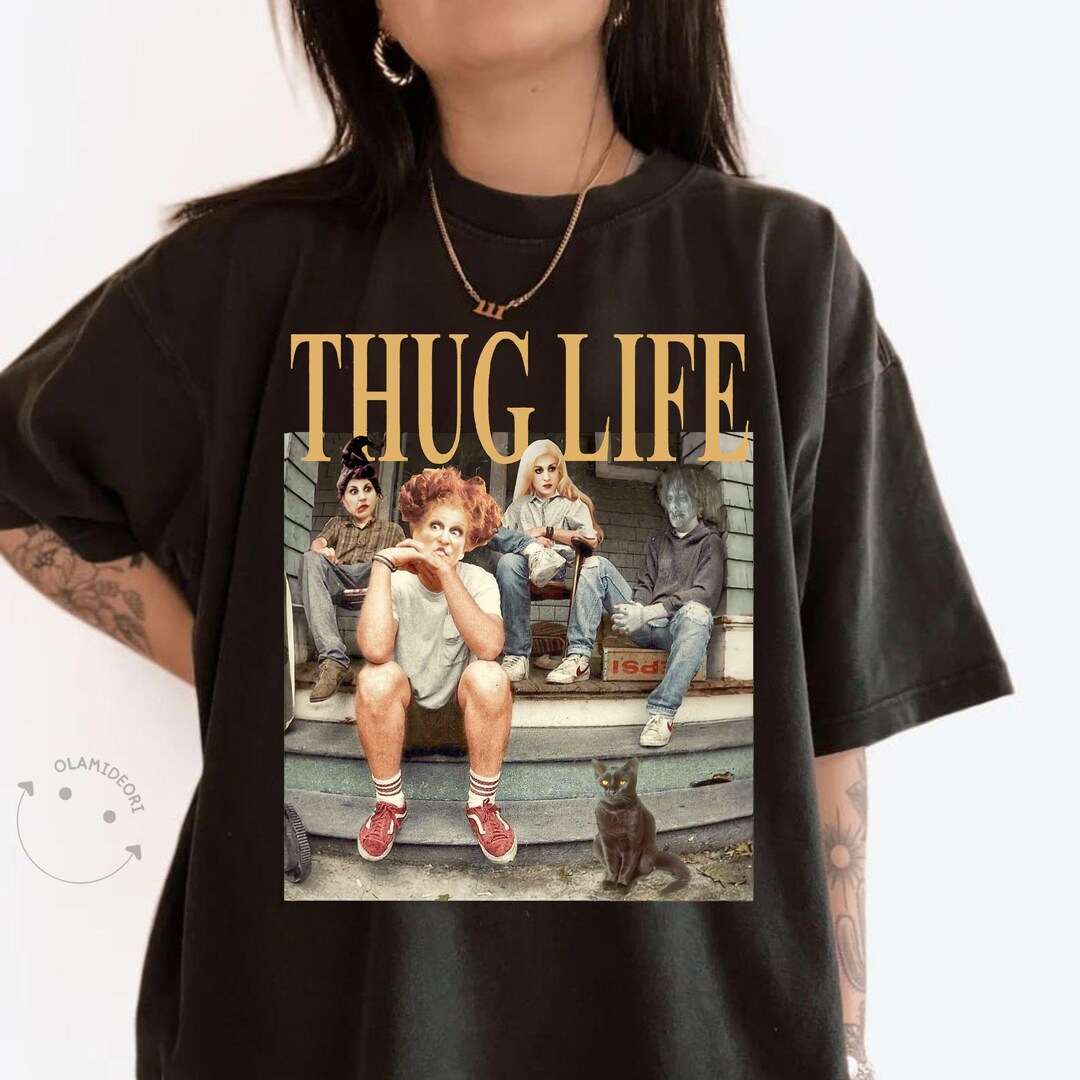 Retro Witches Movie Png, Thug Life Retro Halloween Character Png, Bad ...