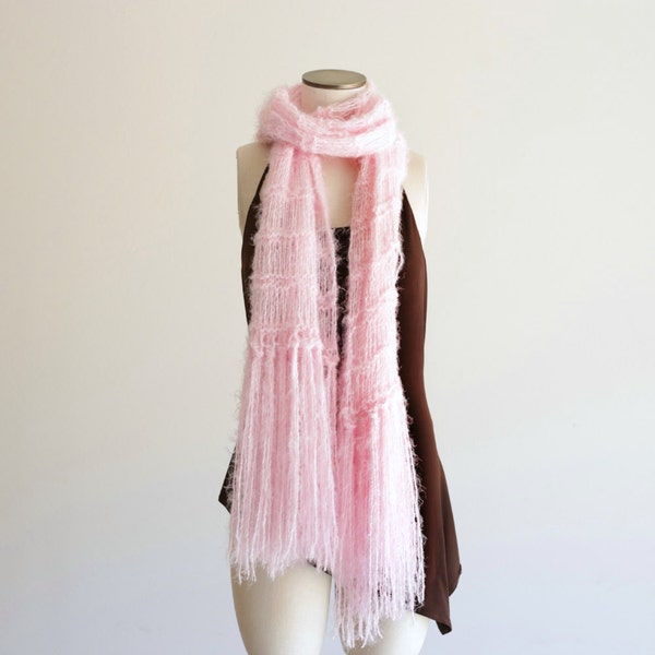 Light Pink Scarf - Etsy