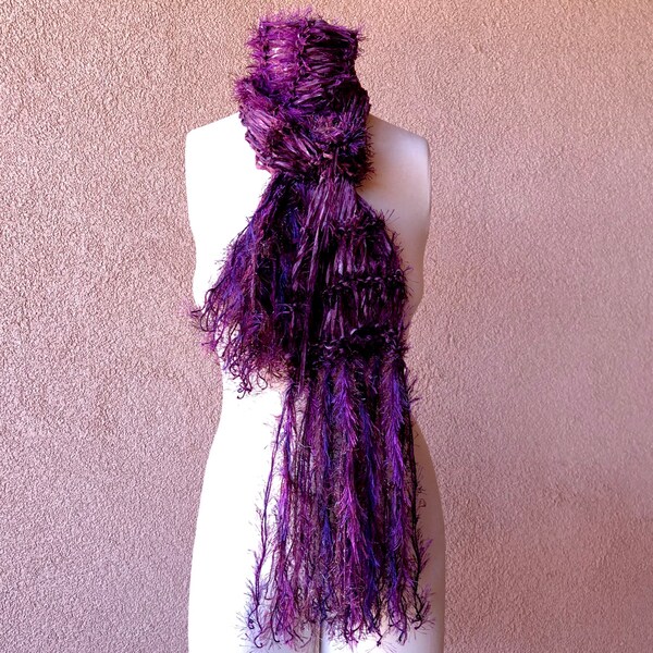 Plum Scarf - Etsy