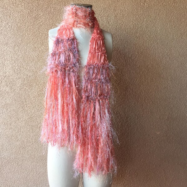 Coral Scarf - Etsy