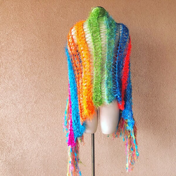 Neon Scarf - Etsy