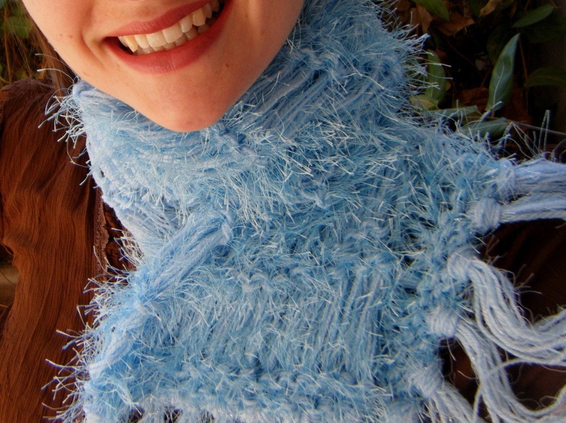 Light Blue Scarf Blue Women Scarf Pale Powder Blue Scarf | Etsy