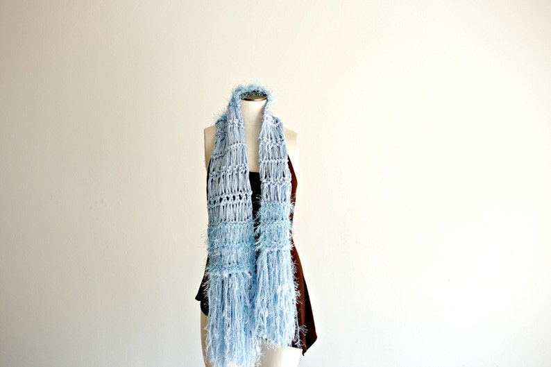 Light Blue Scarf Blue Women Scarf Pale Powder Blue Scarf | Etsy