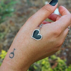 Personalized Heat-activated Magic Heart Necklace With Hidden Picture - Etsy
