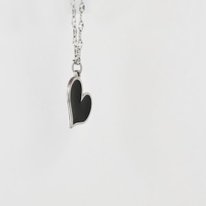 Personalized Heat-activated Magic Heart Necklace With Hidden Picture - Etsy