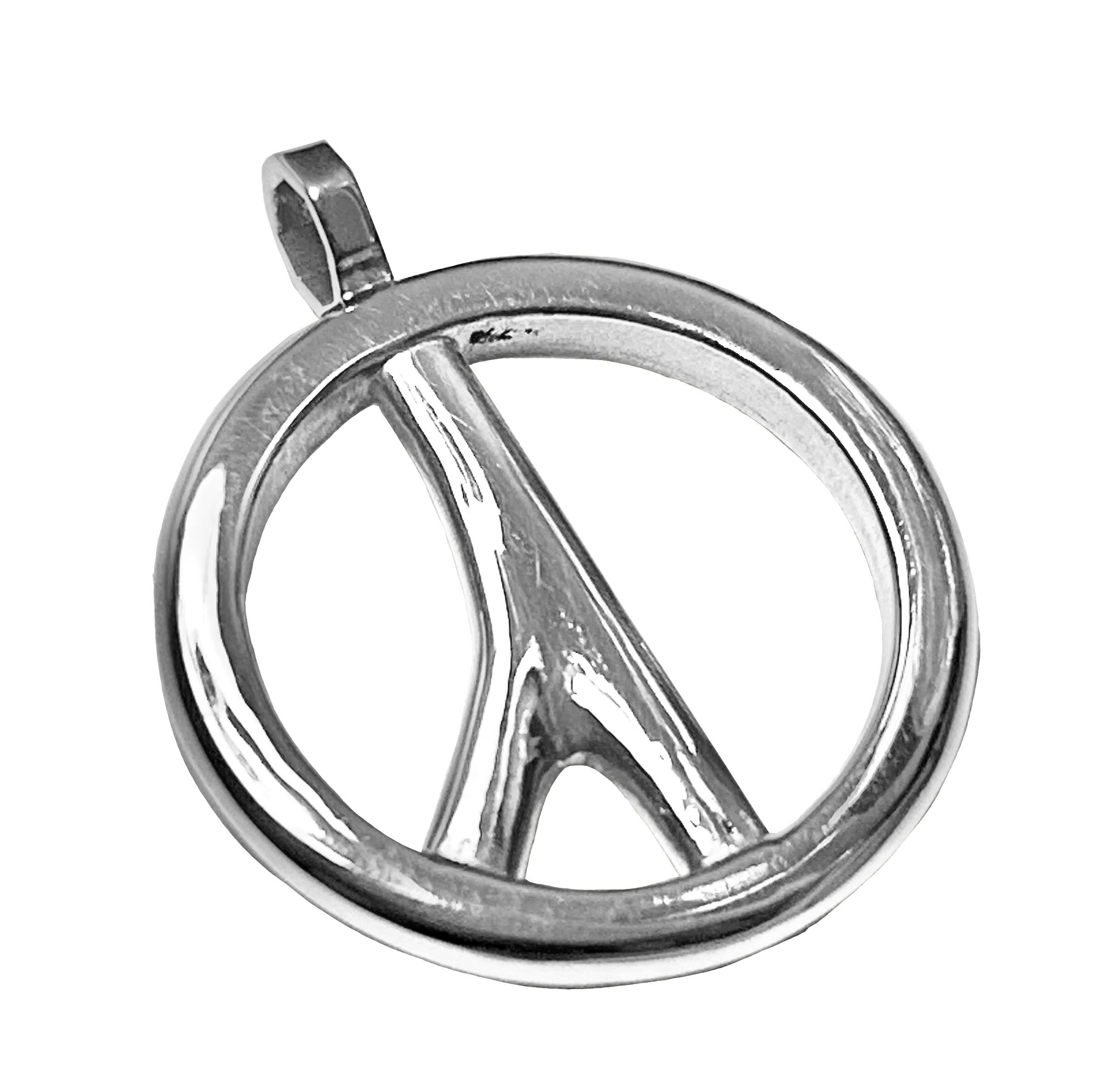 BROKEN PEACE SIGN Pendant - Etsy