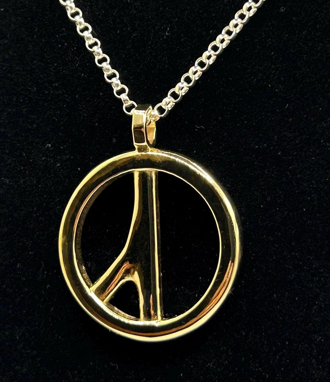 BROKEN PEACE SIGN Pendant - Etsy