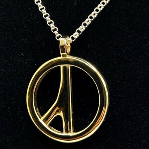 BROKEN PEACE SIGN Pendant - Etsy