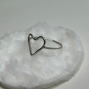 Heart Wire Ring - Etsy