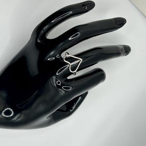 Heart Wire Ring - Etsy