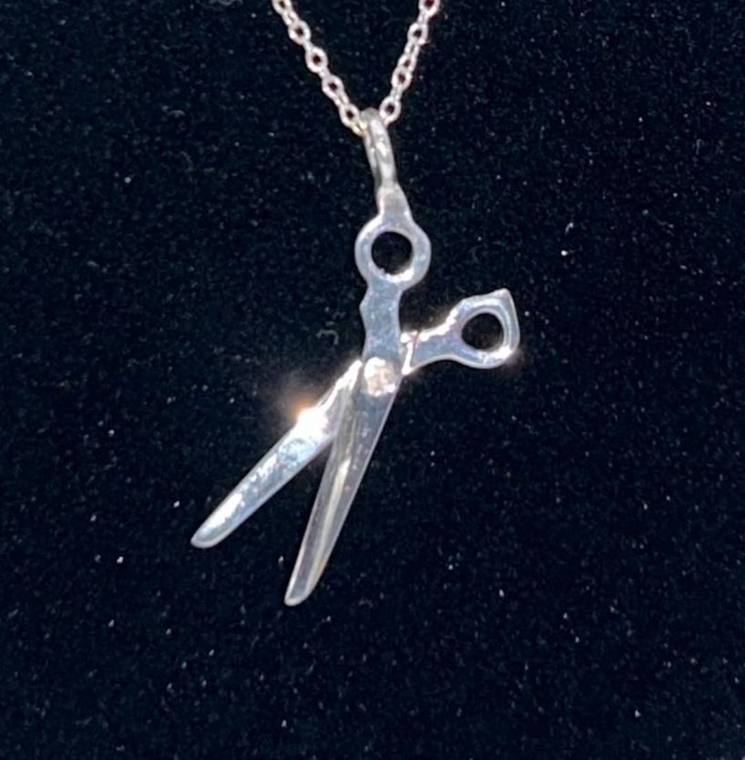 Movable Scissor Necklace - Etsy