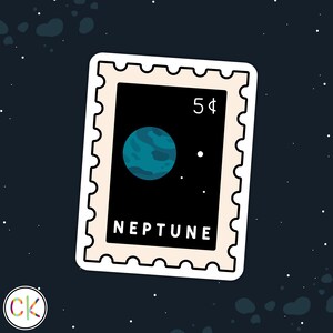 Solar System Postage Stamp Stickers Planet Stickers Fun Planet Stickers ...