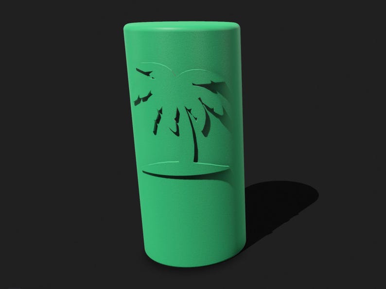 Palm Tree Ninja Slushi Handle STL File | Ninja Slushie | 3D Print ...