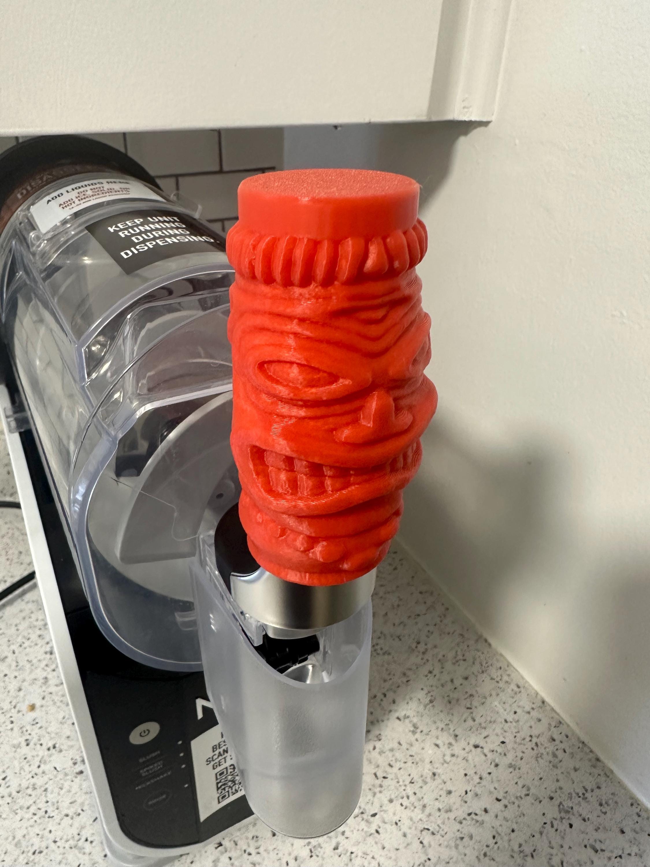 Tiki Man Handle STL File | Ninja Slushie | 3D Print | Hawaiian | Tiki ...