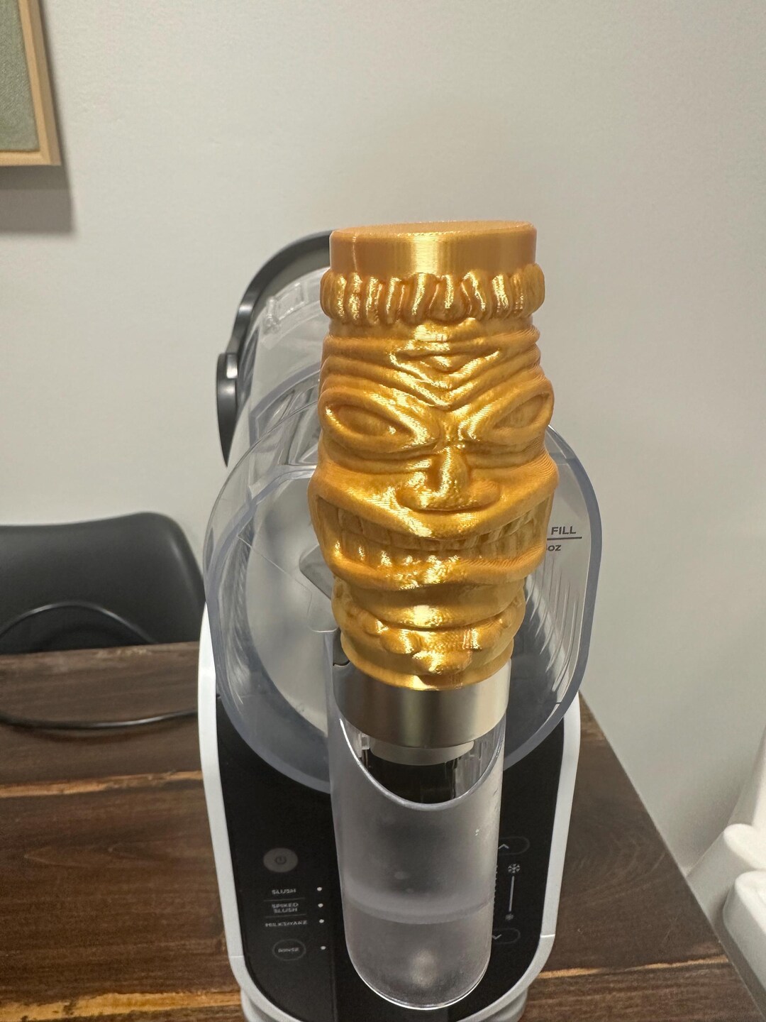 Regular Tiki Man Handle | Ninja Slushie | 3D Print | Hawaiian | Tiki ...
