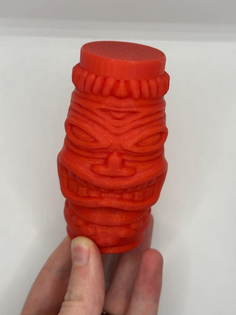 Tiki Man Handle STL File | Ninja Slushie | 3D Print | Hawaiian | Tiki ...