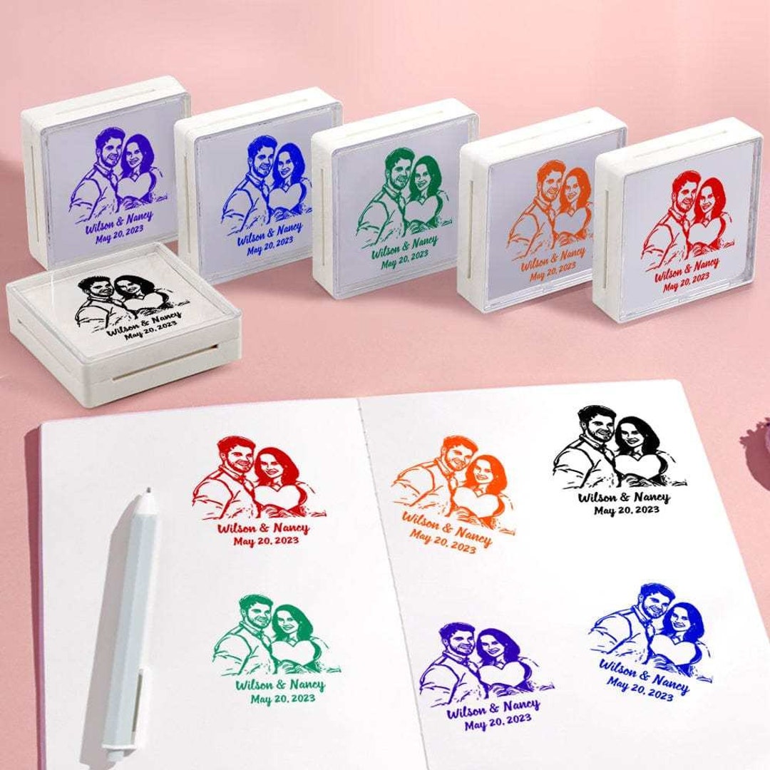 Custom Portrait Stamps Personalized Funny Stamp Gift for Birthday or ...