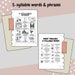 Articulation Multisyllabic Words List, Phono Activity Bundle, Summer ...