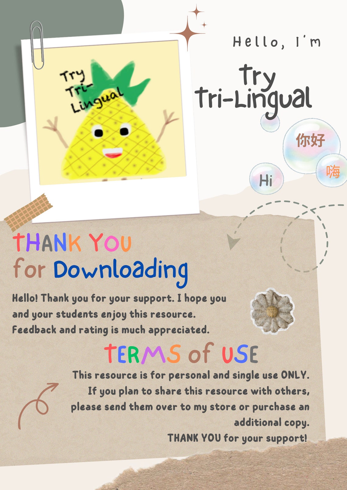 Printable Multisyllabic Words List, Coloring Activity for Preschoolers ...