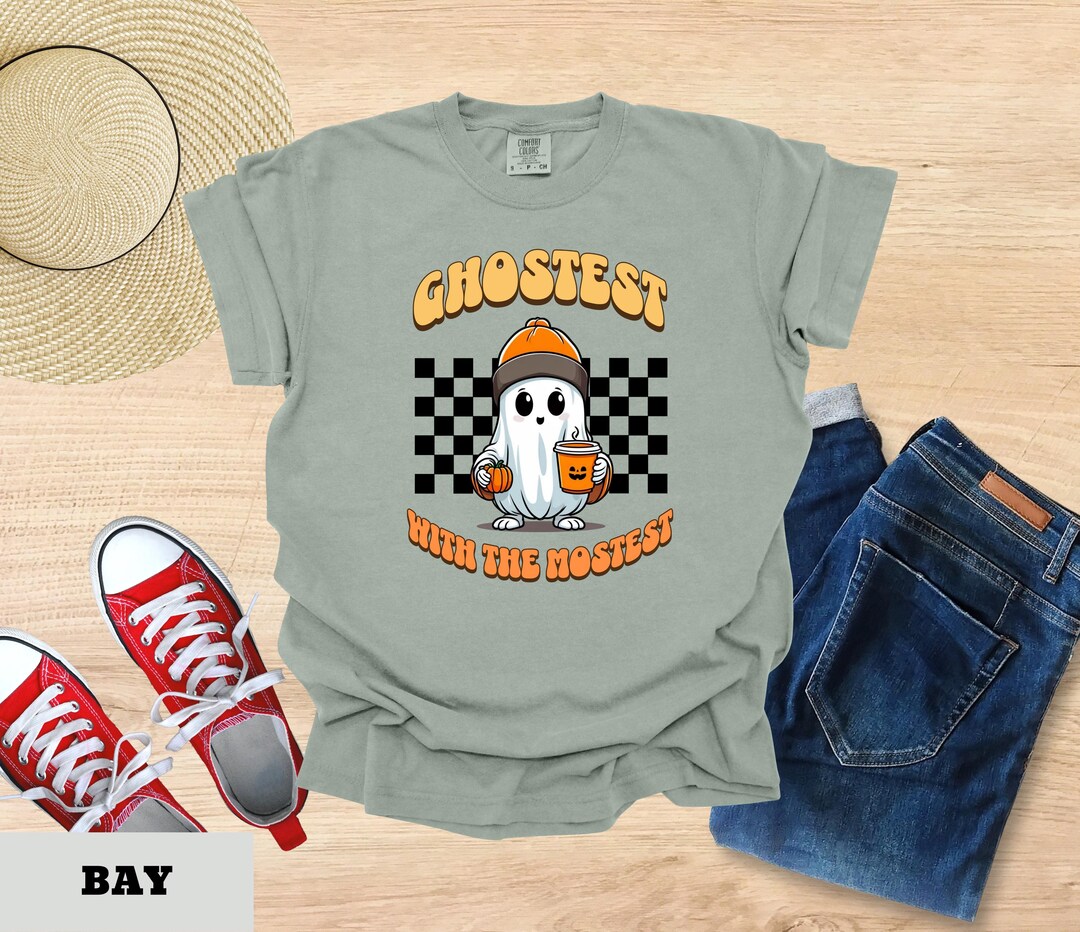 Gift for Halloween Lover,cute Halloween Shirt, Cool Ghost Shirt ...