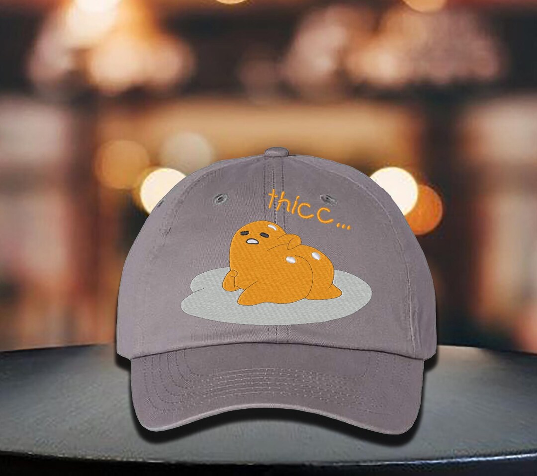 Embroidered Funny Cap, Thicc Chick Hat, Thicc Embroidered Hat, Funny ...