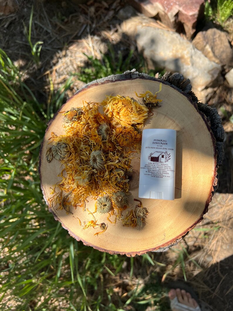 Mineral Sunscreen Tallow & Beeswax Sunscreen 20% Non-nano Zinc Oxide ...