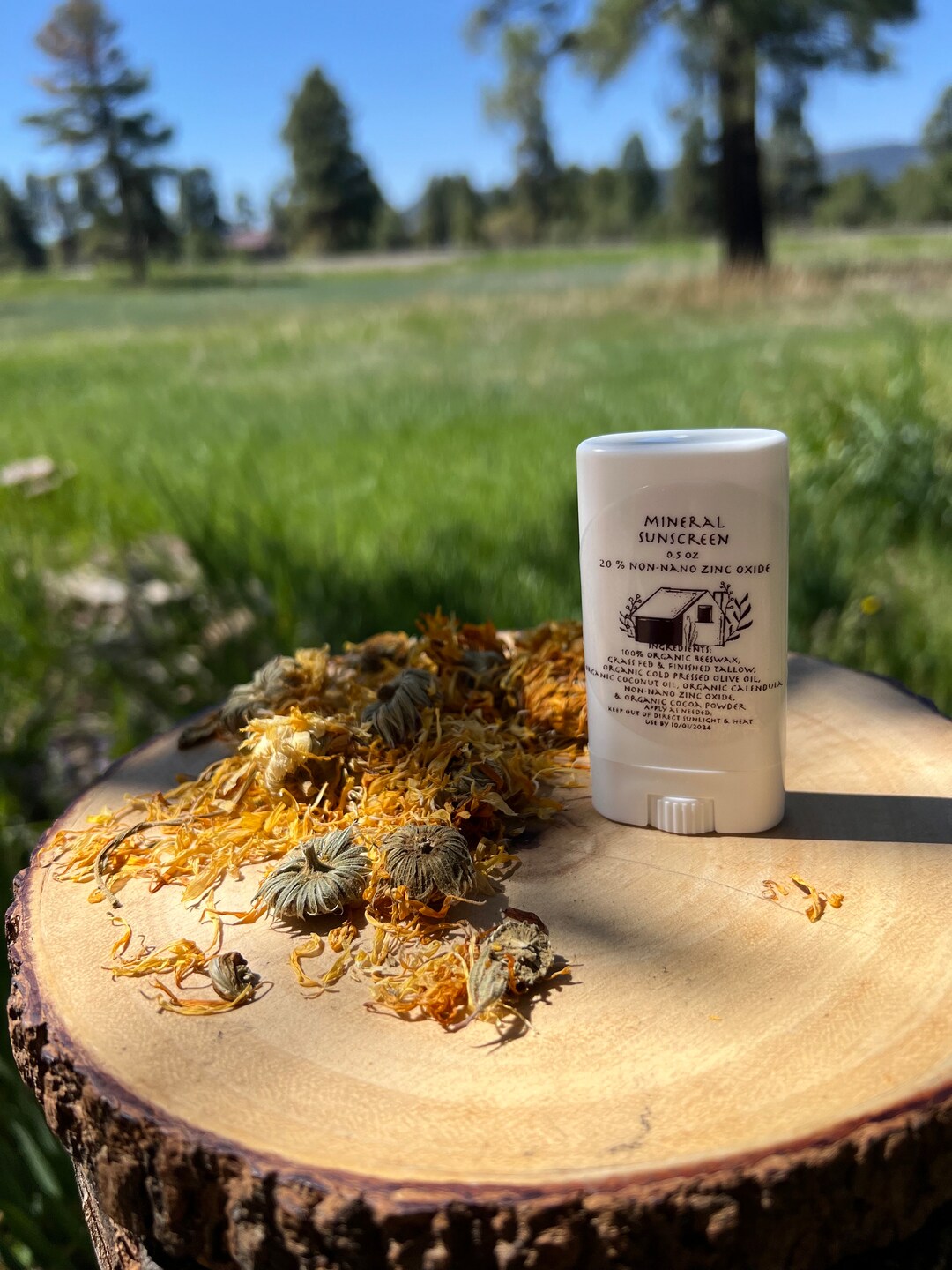 Mineral Sunscreen| Tallow & Beeswax Sunscreen| 20% Non-nano Zinc Oxide ...