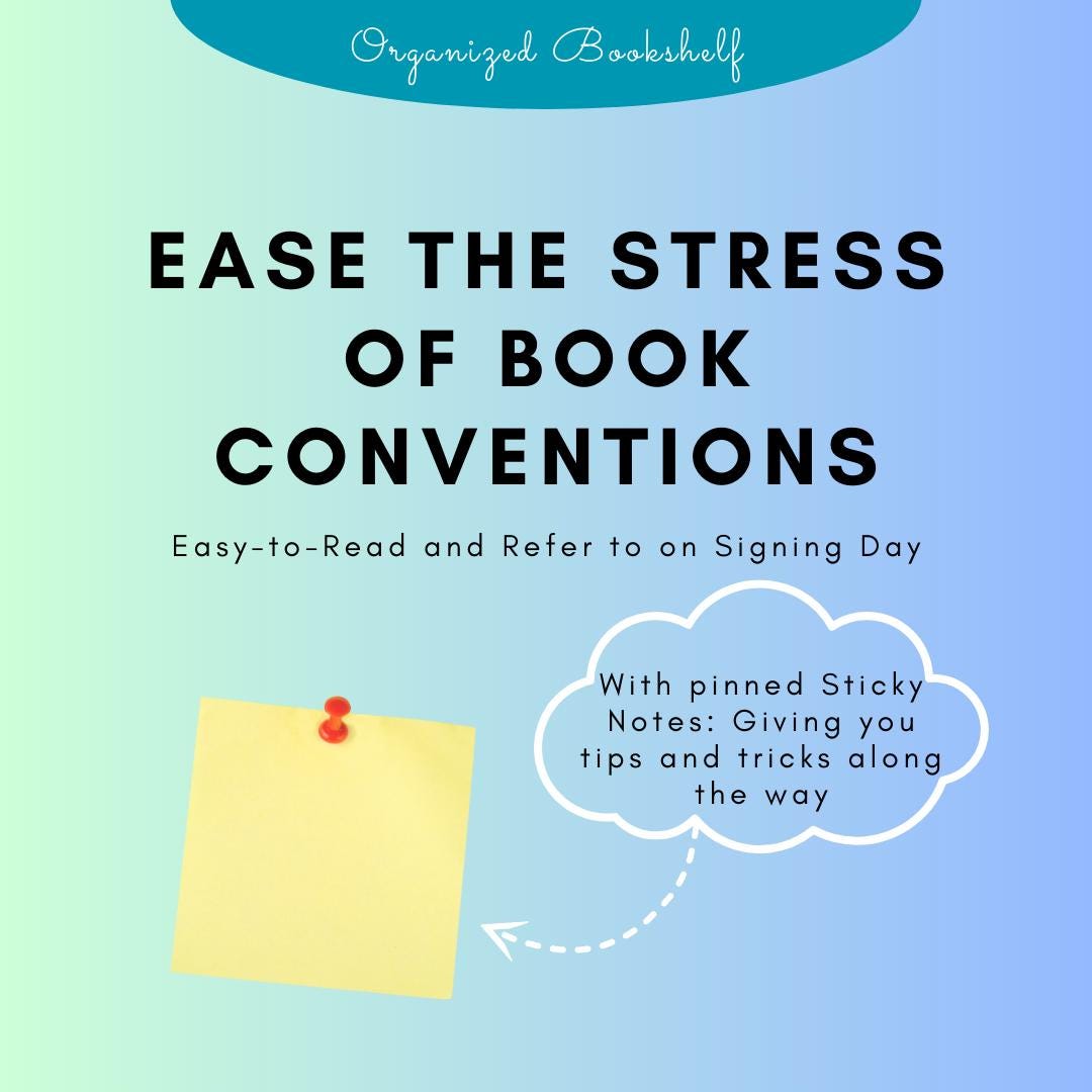 Book Convention Template | Convention Order Tracker | On-hand Reference ...