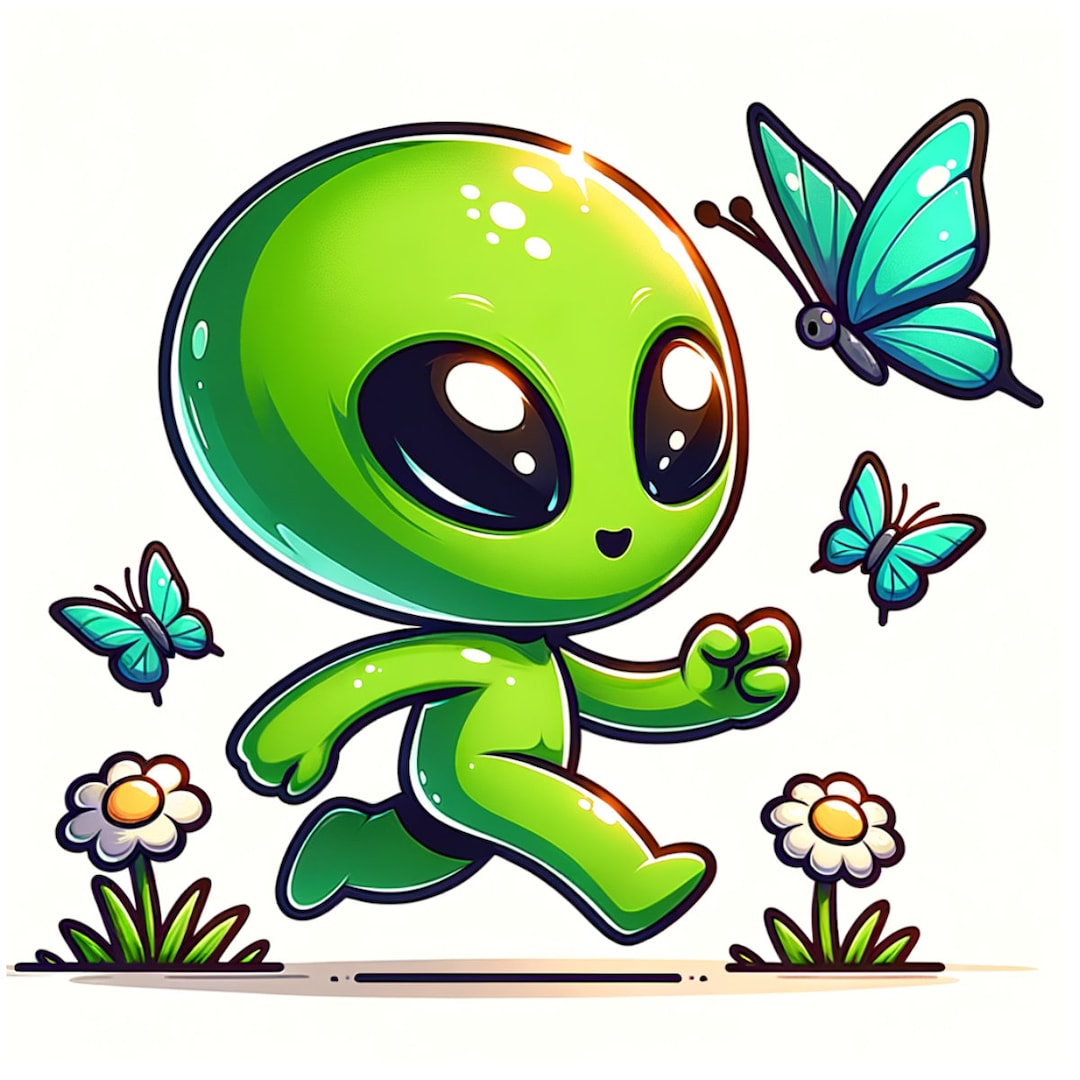 BUTTERFLY ALIEN - Etsy