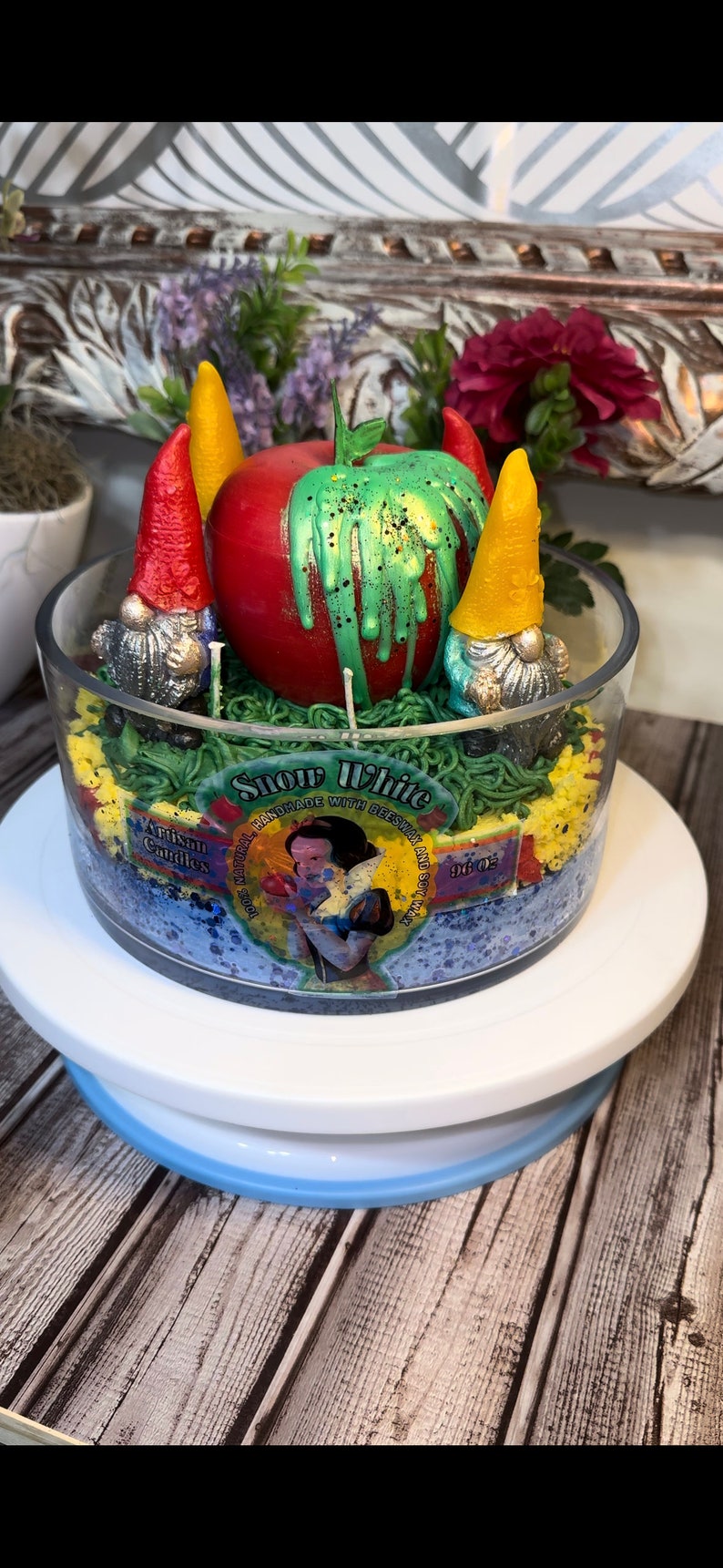 Snow White Centerpiece Candle - Etsy