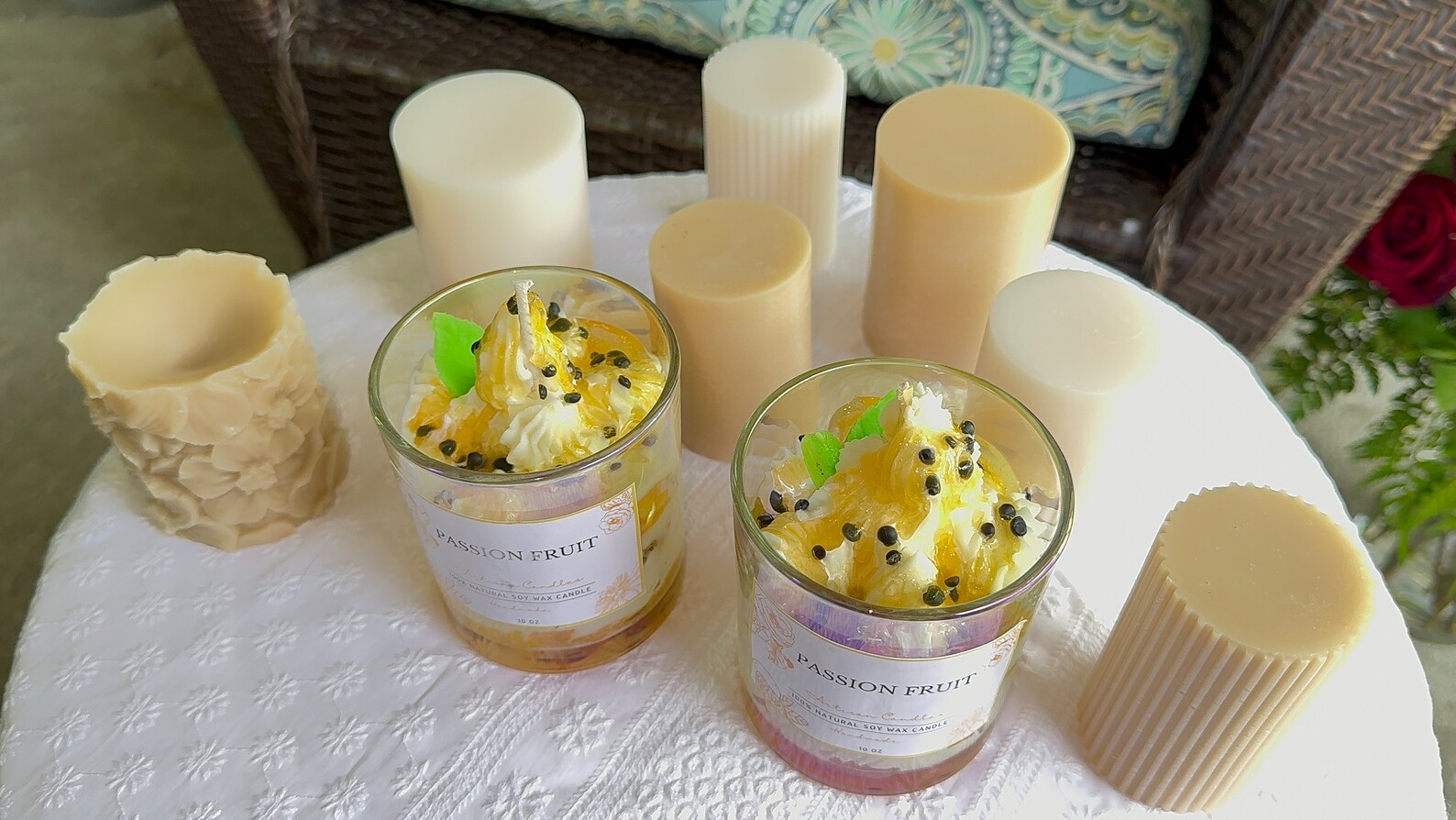 Passion Fruit Candle, Candy Collection , Handmade With Love. - Etsy