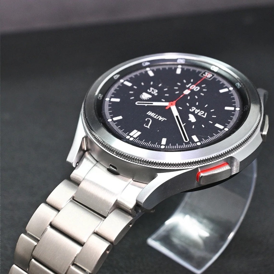 Gapless Stainless Steel Galaxy Watch Band for Men Samsung Galaxy Watch ...