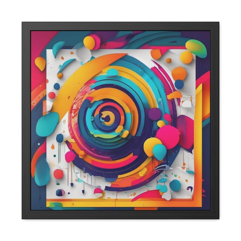 Lively Art Frame With Unique Design - Etsy