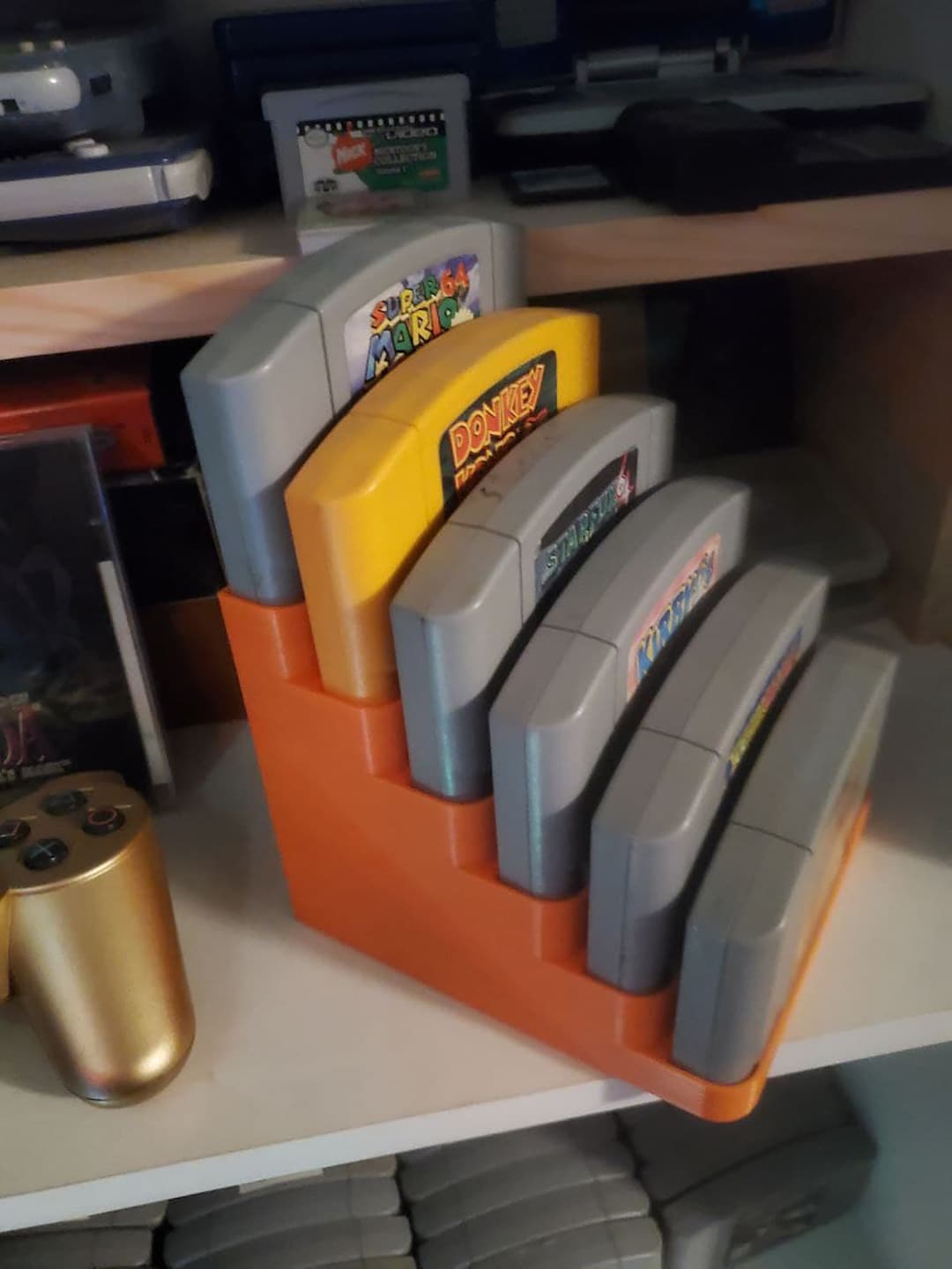 Nintendo 64 N64 Tiered Game Display Stand Cartridge Case Simple ...