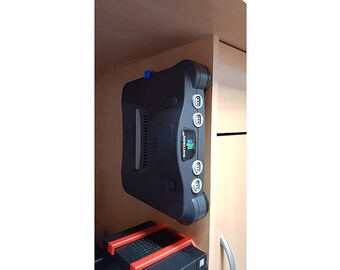 N64 Console Wall Mount SCREWS INCLUDED - Etsy