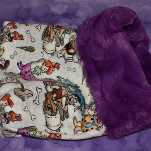 Stone Age Minky Cuddle Snuggle Sack - Hedgehog and Sugar Gliders - With ...