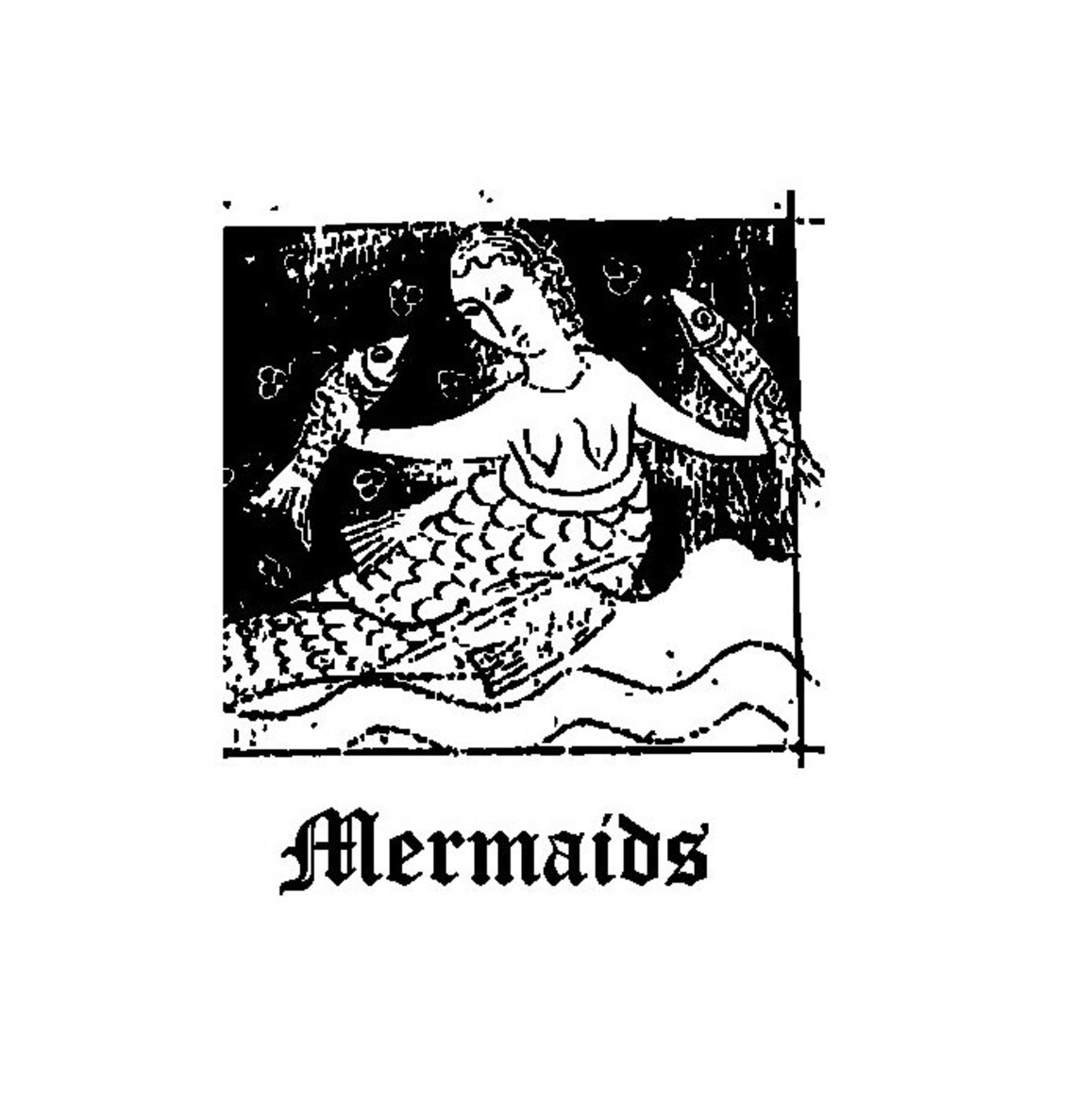 Digital Art Files of Mermaid, a Fabled Marine Creature With Head and ...