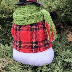 Snowman Sewing Pattern PDF: 35cm Christmas Decoration (video Tutorial ...