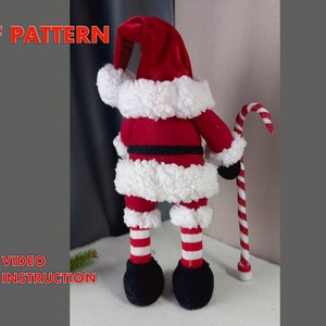 Santa Claus Gnome Sewing Pattern: DIY Scandinavian Christmas (PDF ...