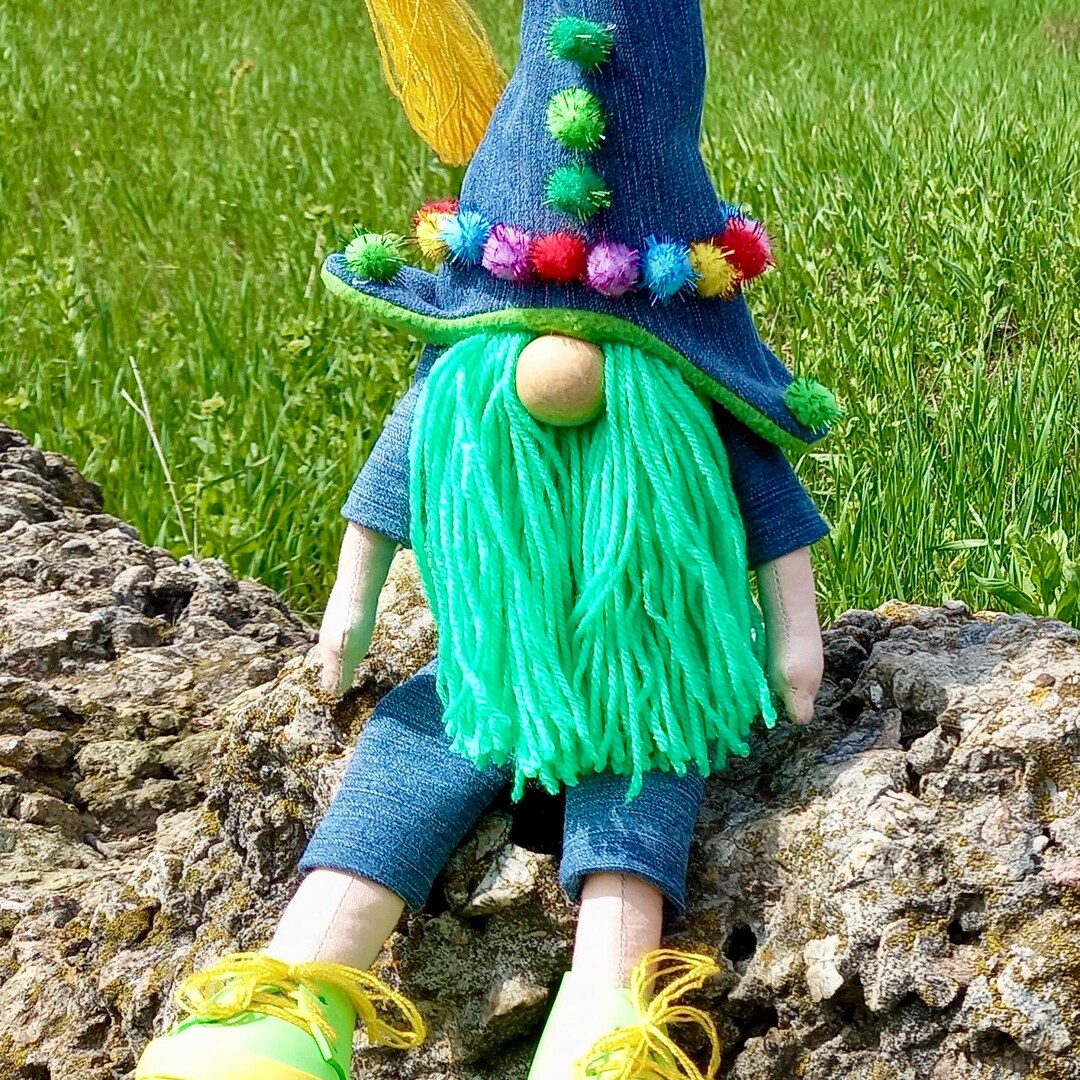 Denim Gnome PDF Pattern: Scandinavian Holiday Decor - Etsy