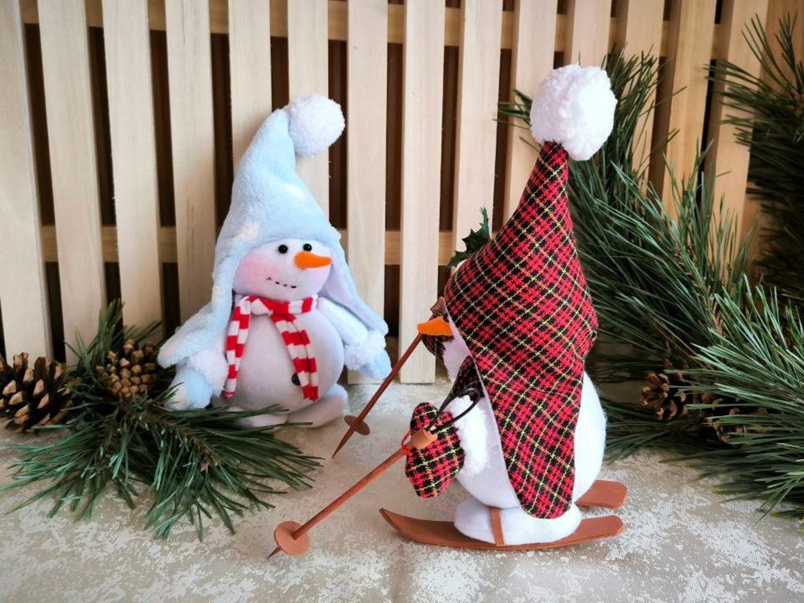 Small Snowman Gnome Pattern Pdf Gnome Christmas PDF Scandinavian Gnome ...