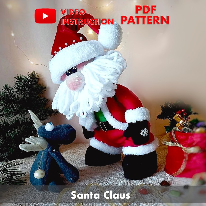 Santa Claus Pattern - Etsy