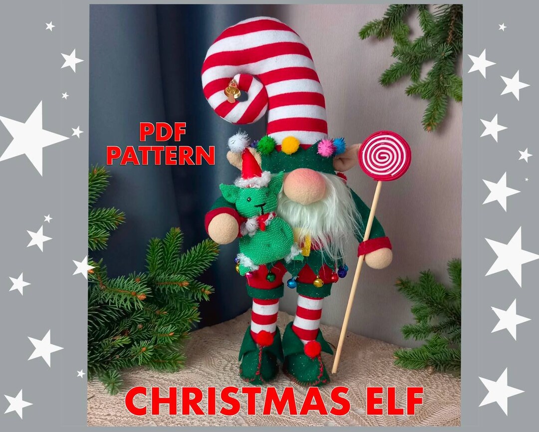 Christmas Elf Sewing Pattern: DIY Scandinavian Gnome (PDF) - Etsy