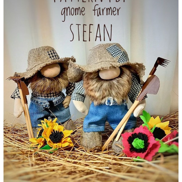 Standing Gnome Pattern - Etsy