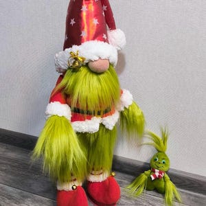 Green Christmas Gnome, Winter Gnome PDF Scandinavian Gnome DIY Handmade ...