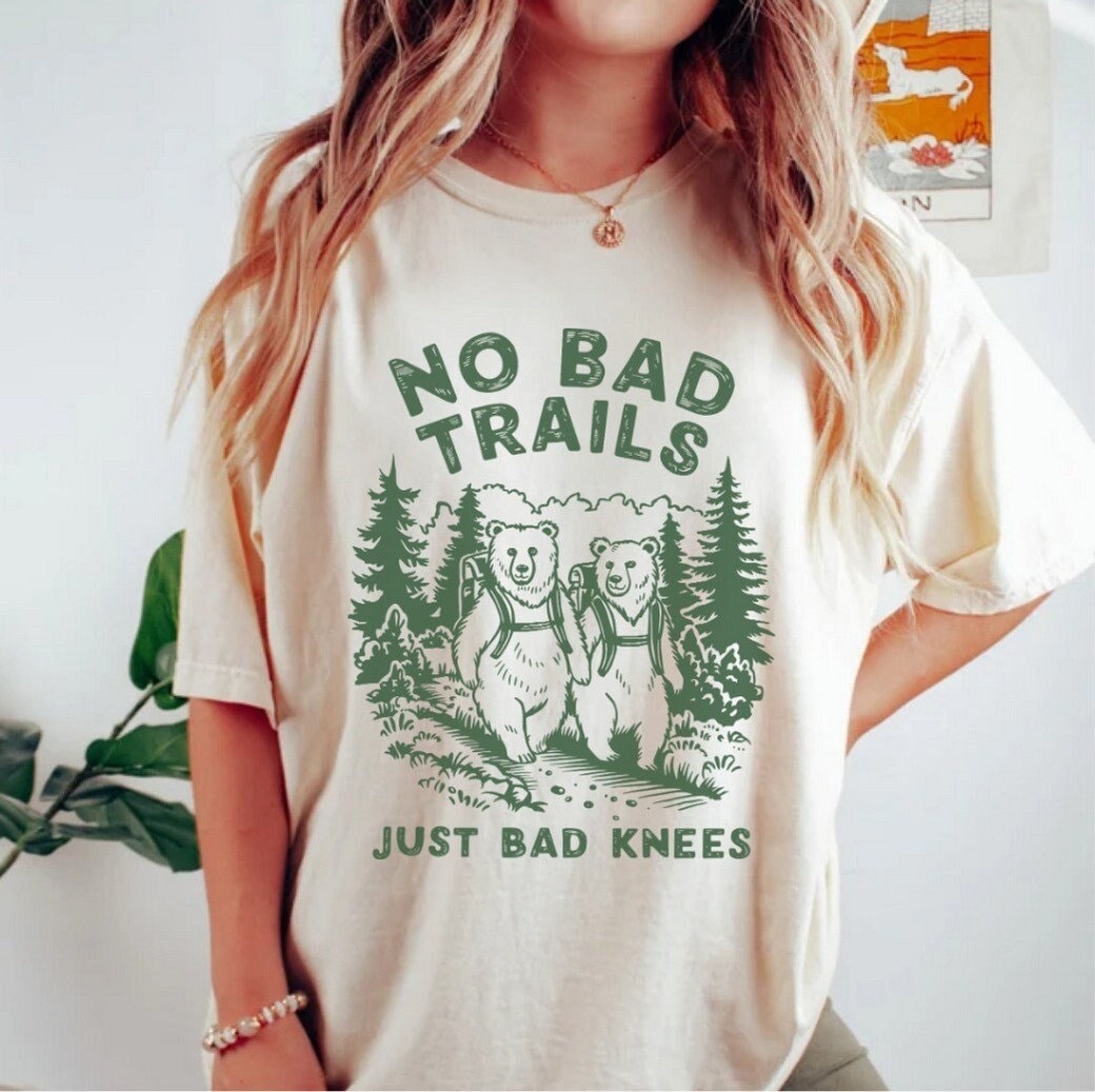 No Bad Trails Just Bad Knees PNG SVG, Trending Png, Sarcastic Svg ...