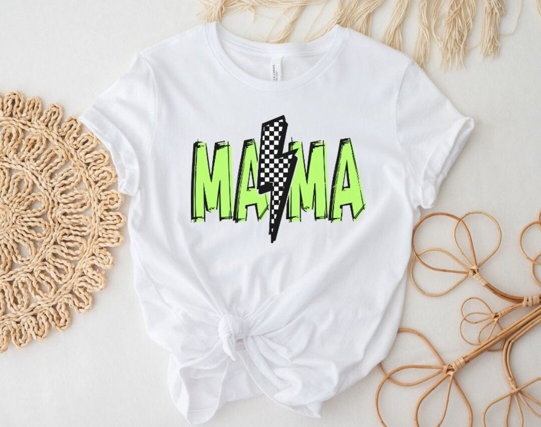 Checkered Mama 2 PNG, Neon Mama Png, Cool Mom Png, Mama Checker ...