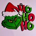 Mean Green Holiday Character Ornament Hohoho - Etsy